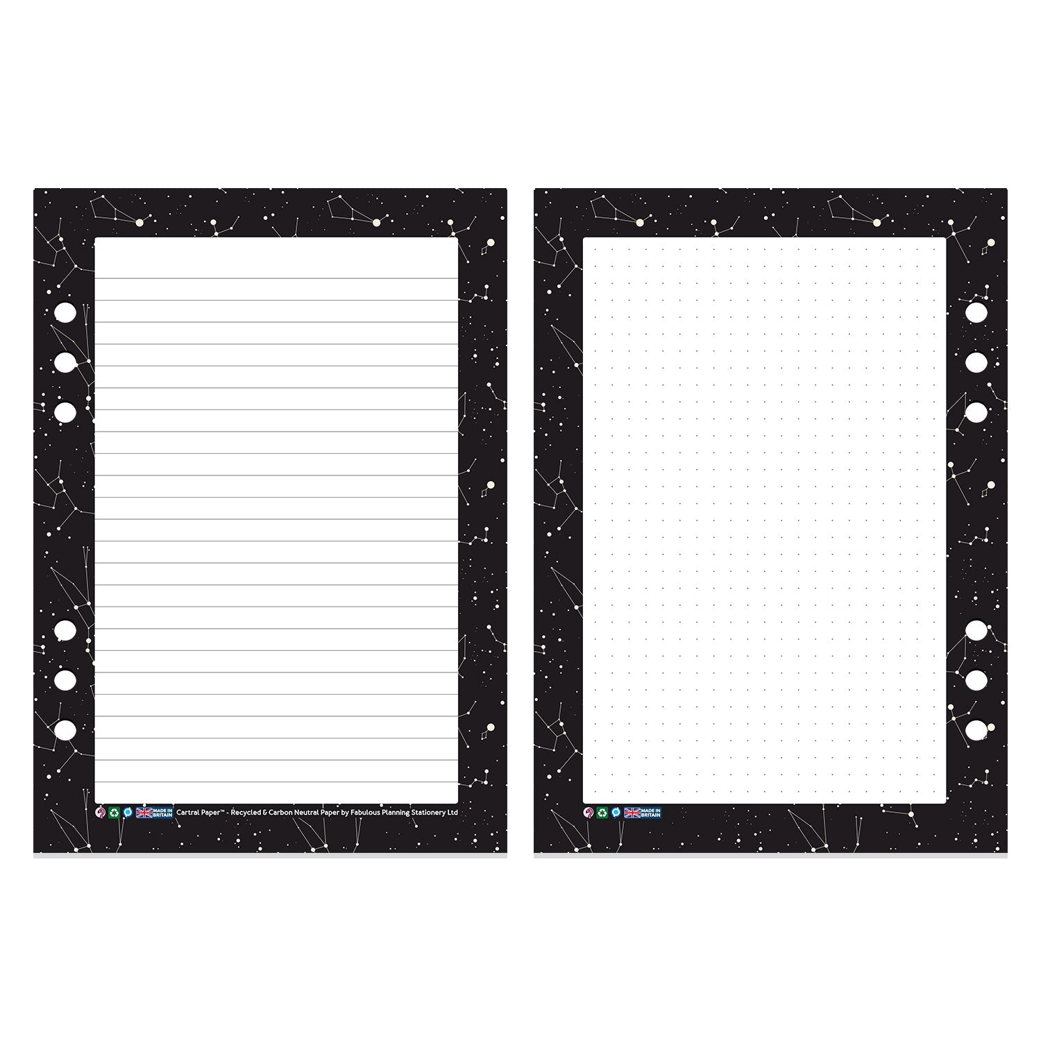 A5 - Cartral Paper - Insert - Astronomy – Fabulous Planning